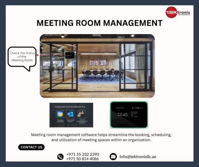 Meeting Room Management System UAE Saudi Arabia
